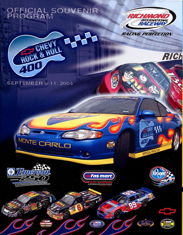 NASCAR Program: 2004 Chevy Rock & Roll 400 | SportsPaper.info