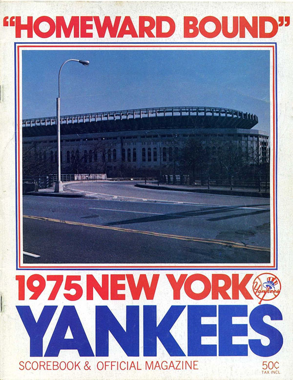 MLB Program: New York Yankees (1975) | SportsPaper.info