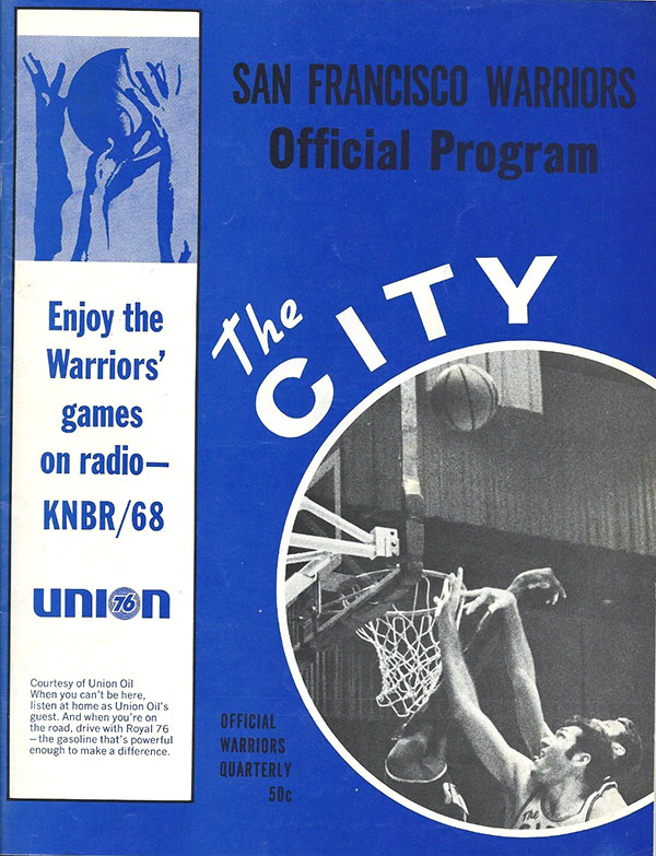 NBA Program: San Francisco Warriors (1968-69) | SportsPaper.info