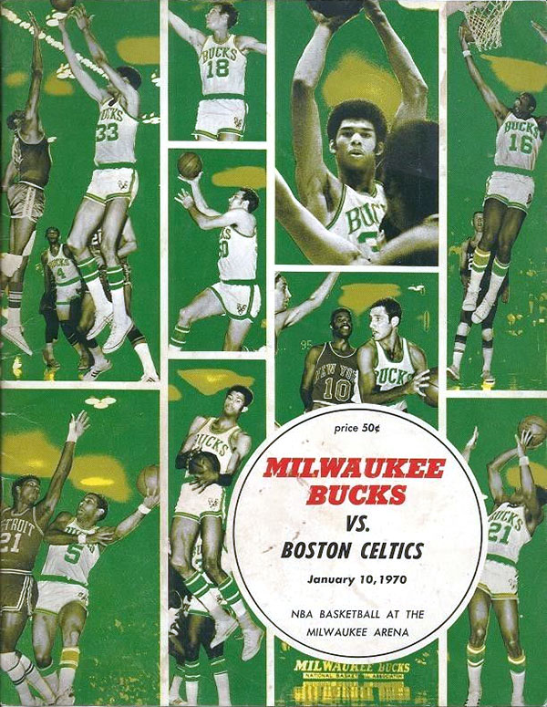 NBA Program: Milwaukee Bucks (1969-70) | SportsPaper.info
