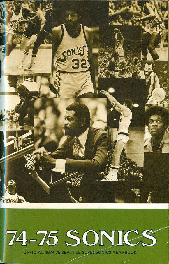 NBA Yearbook: Seattle SuperSonics (1974-75) | SportsPaper.info