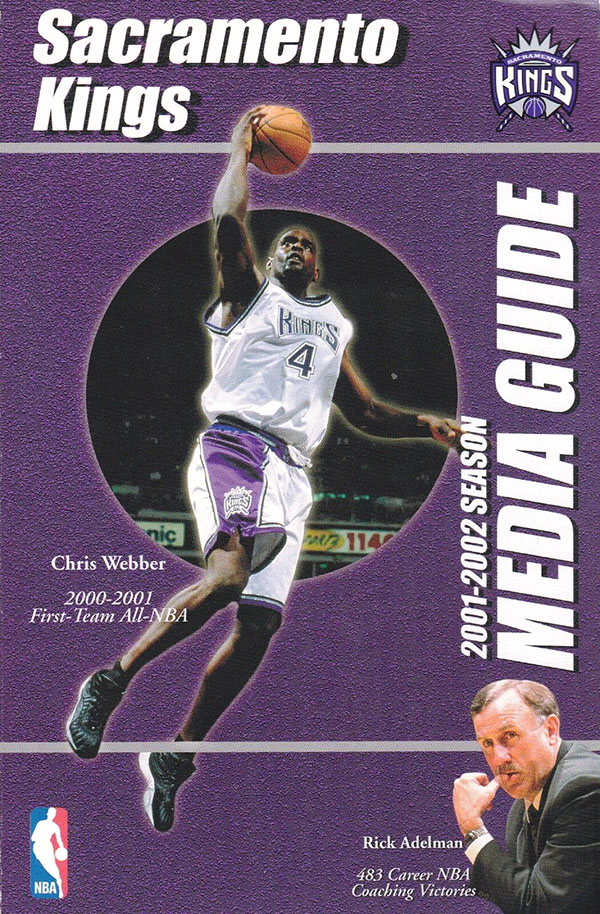 NBA Media Guide: Sacramento Kings (2001-02) | SportsPaper.info
