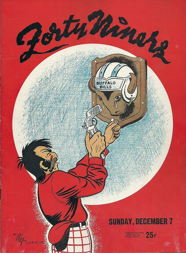 AAFC Program: San Francisco 49ers vs. Buffalo Bills (December 7, 1947 ...