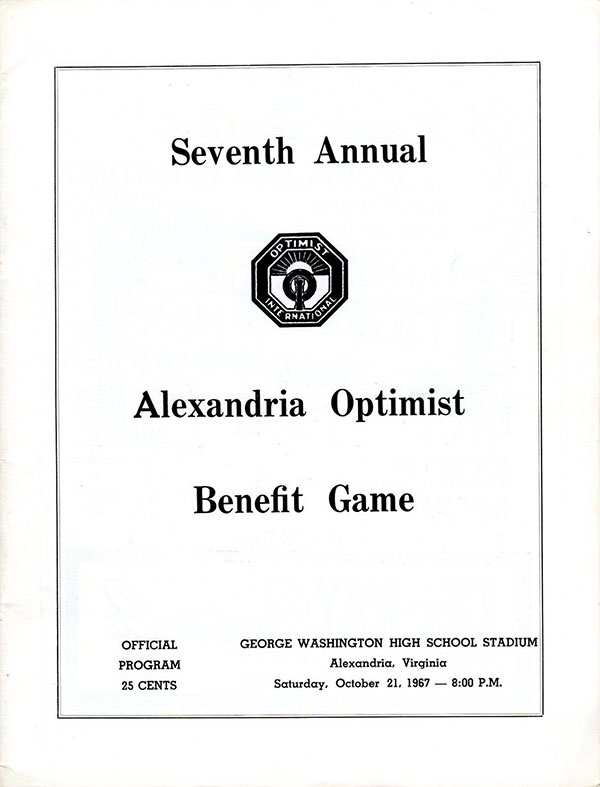 ACFL Game Program: Virginia Sailors vs. Lowell Giants (October 21, 1967 ...