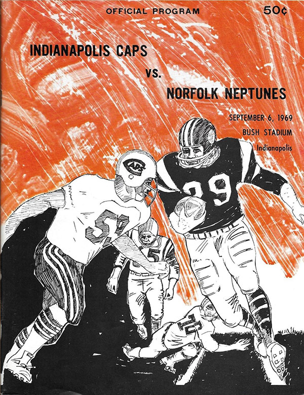 CoFL Game Program: Norfolk Neptunes vs. Indianapolis Capitols ...