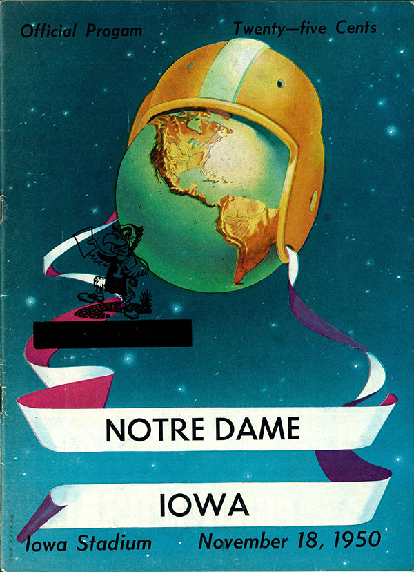 College Football Program: Iowa Hawkeyes vs. Notre Dame Fighting Irish ...