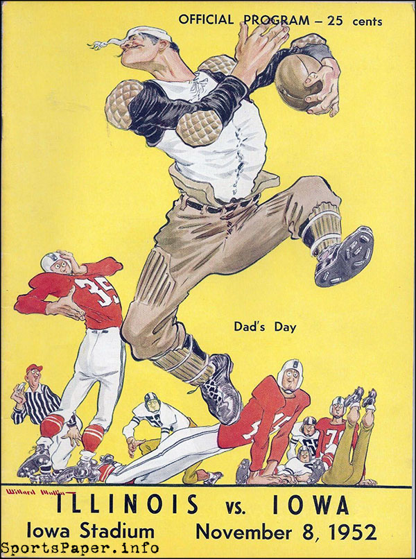 College Football Program: Iowa Hawkeyes vs. Illinois Fighting Illini ...