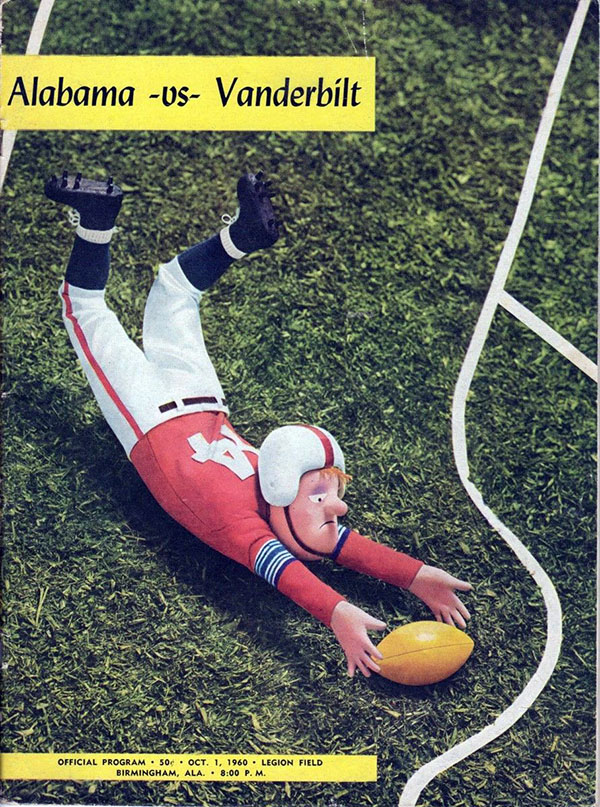 College Football Program: Alabama Crimson Tide vs. Vanderbilt ...