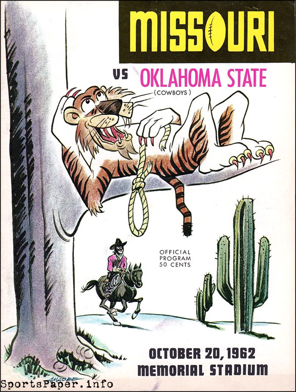 College Football Program: Missouri Tigers vs. Oklahoma State Cowboys ...