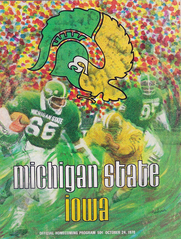 College Football Program: Michigan State Spartans vs. Iowa Hawkeyes ...