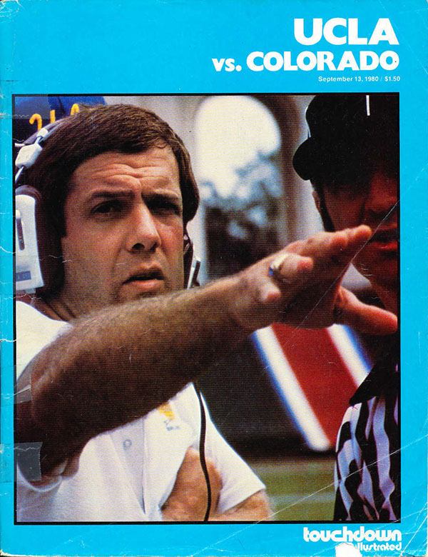 College Football Program: UCLA Bruins vs. Colorado Buffaloes (September ...