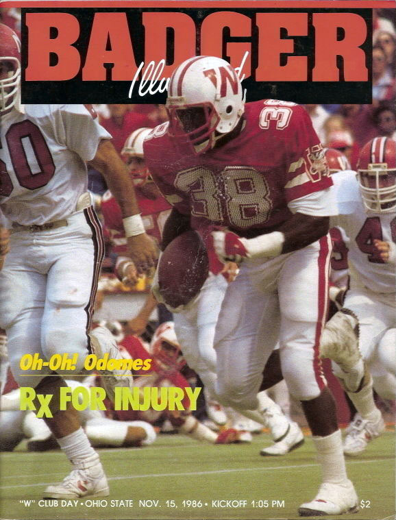 College Football Program: Wisconsin Badgers vs. Ohio State Buckeyes ...