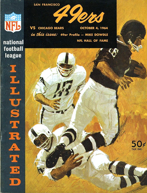 NFL Program: San Francisco 49ers vs. Chicago Bears (October 4, 1964 ...