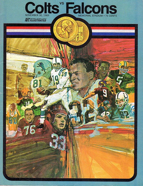 NFL Program: Baltimore Colts vs. Atlanta Falcons (November 30, 1969 ...