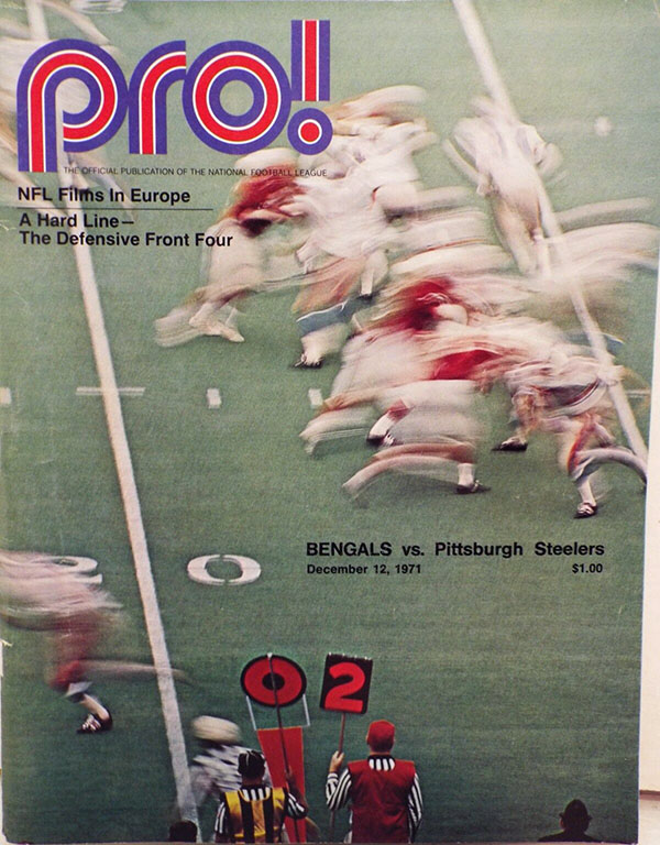 NFL Program: Cincinnati Bengals vs. Pittsburgh Steelers (December 12 ...