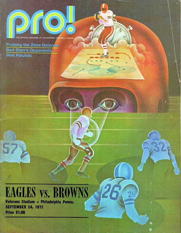NFL Program: Philadelphia Eagles vs. Cleveland Browns (September 24 ...
