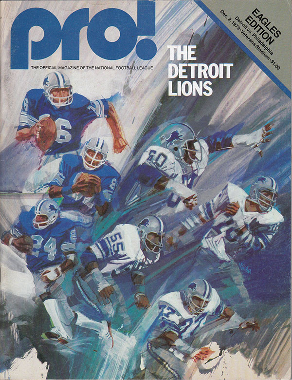 NFL Program: Philadelphia Eagles vs. Detroit Lions (December 2, 1979 ...