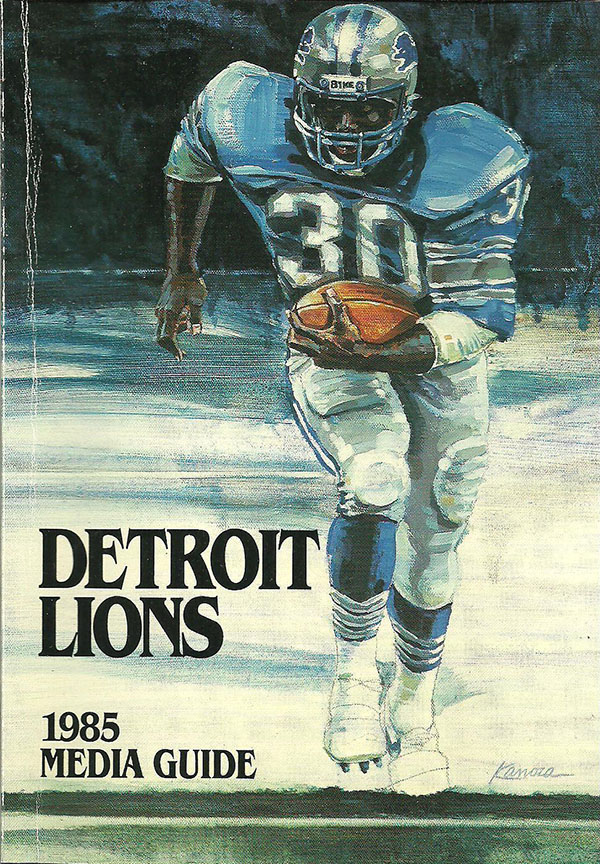 NFL Media Guide: Detroit Lions (1985) | SportsPaper.info