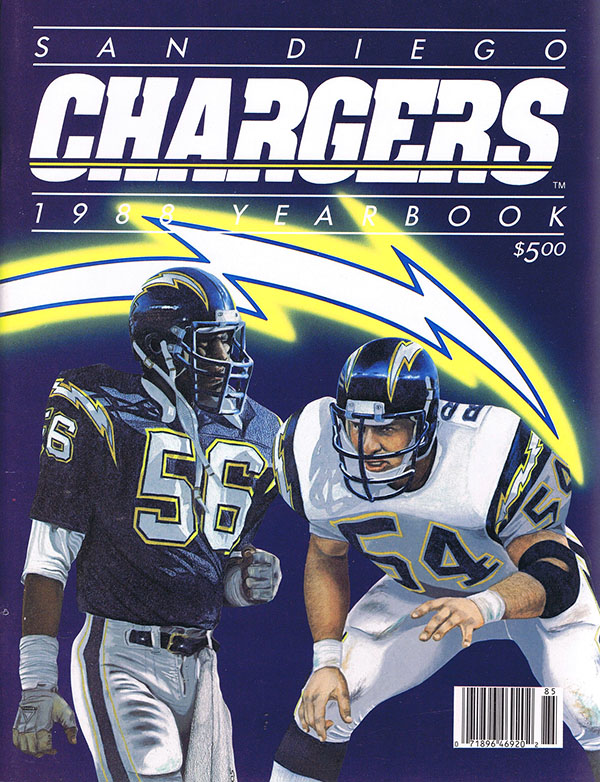 NFL Yearbook: San Diego Chargers (1988) | SportsPaper.info