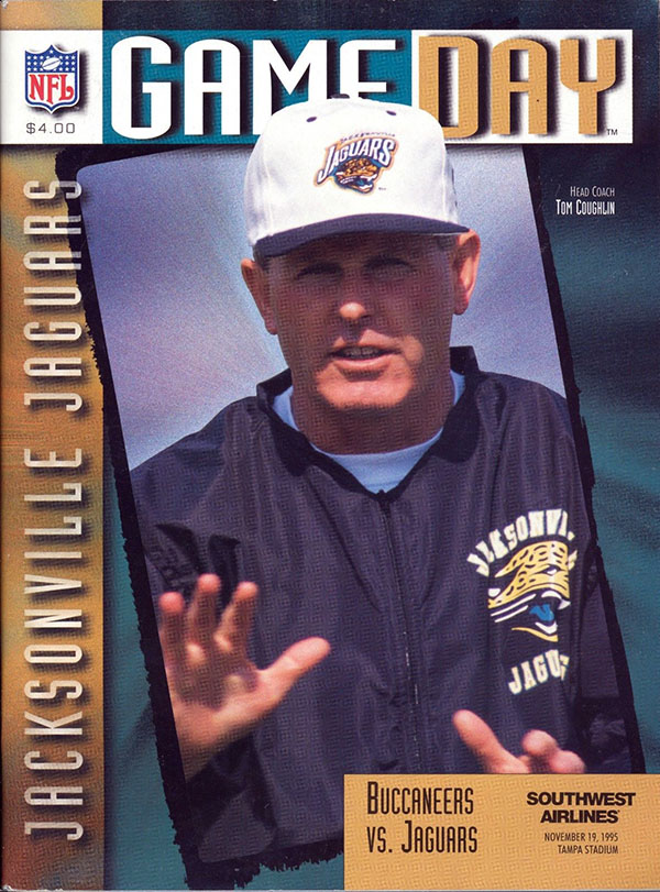 NFL Program: Tampa Bay Buccaneers vs. Jacksonville Jaguars (November 19 ...