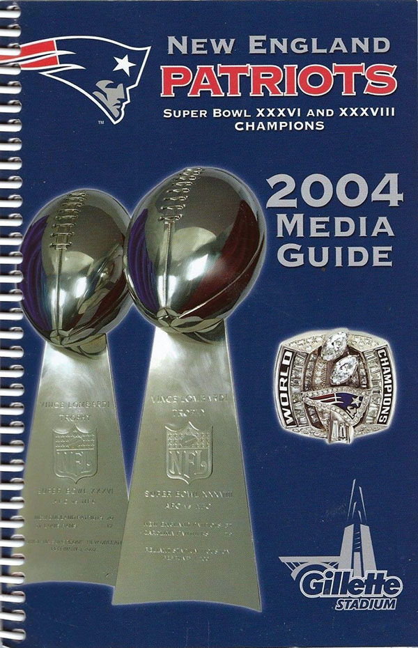 NFL Media Guide: New England Patriots (2004) | SportsPaper.info