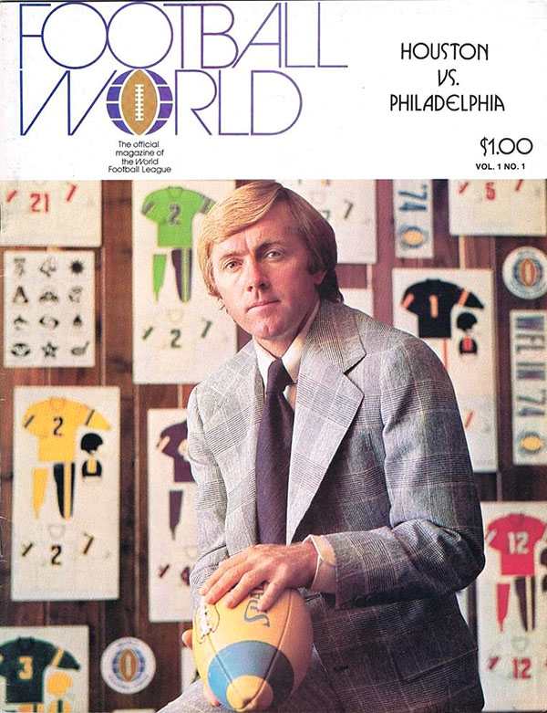 WFL Program: Houston Texans vs. Philadelphia Bell (July 17, 1974 ...