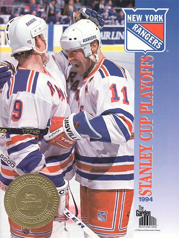 NHL Program: New York Rangers (1993-94) | SportsPaper.info
