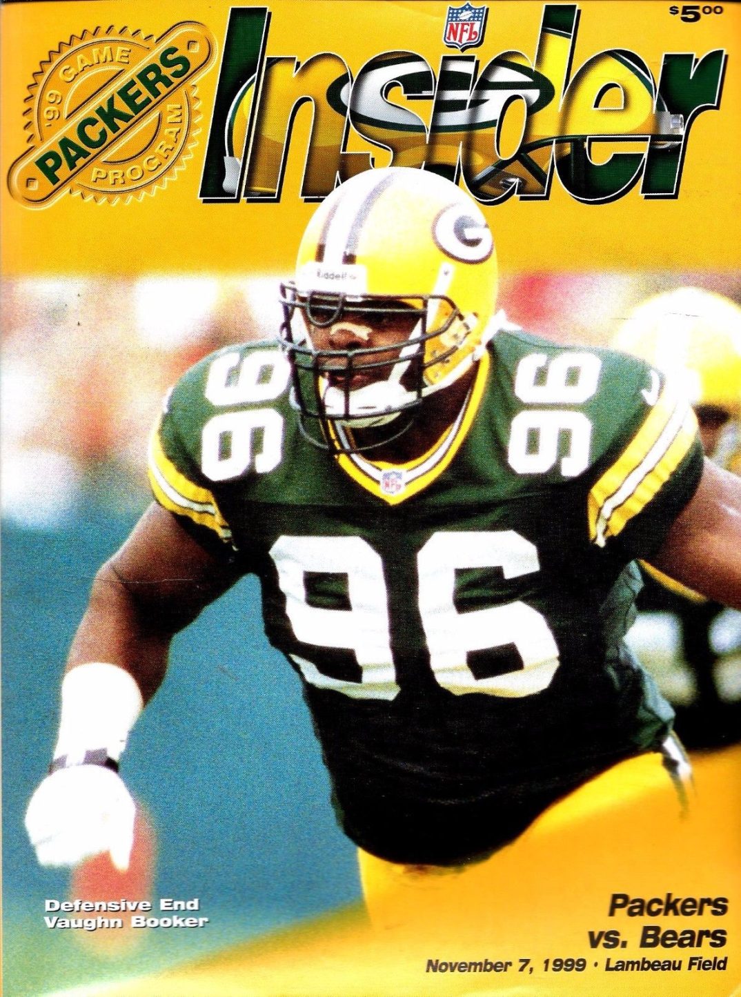 1999 Green Bay Packers Game Publications – SportsPaper.info