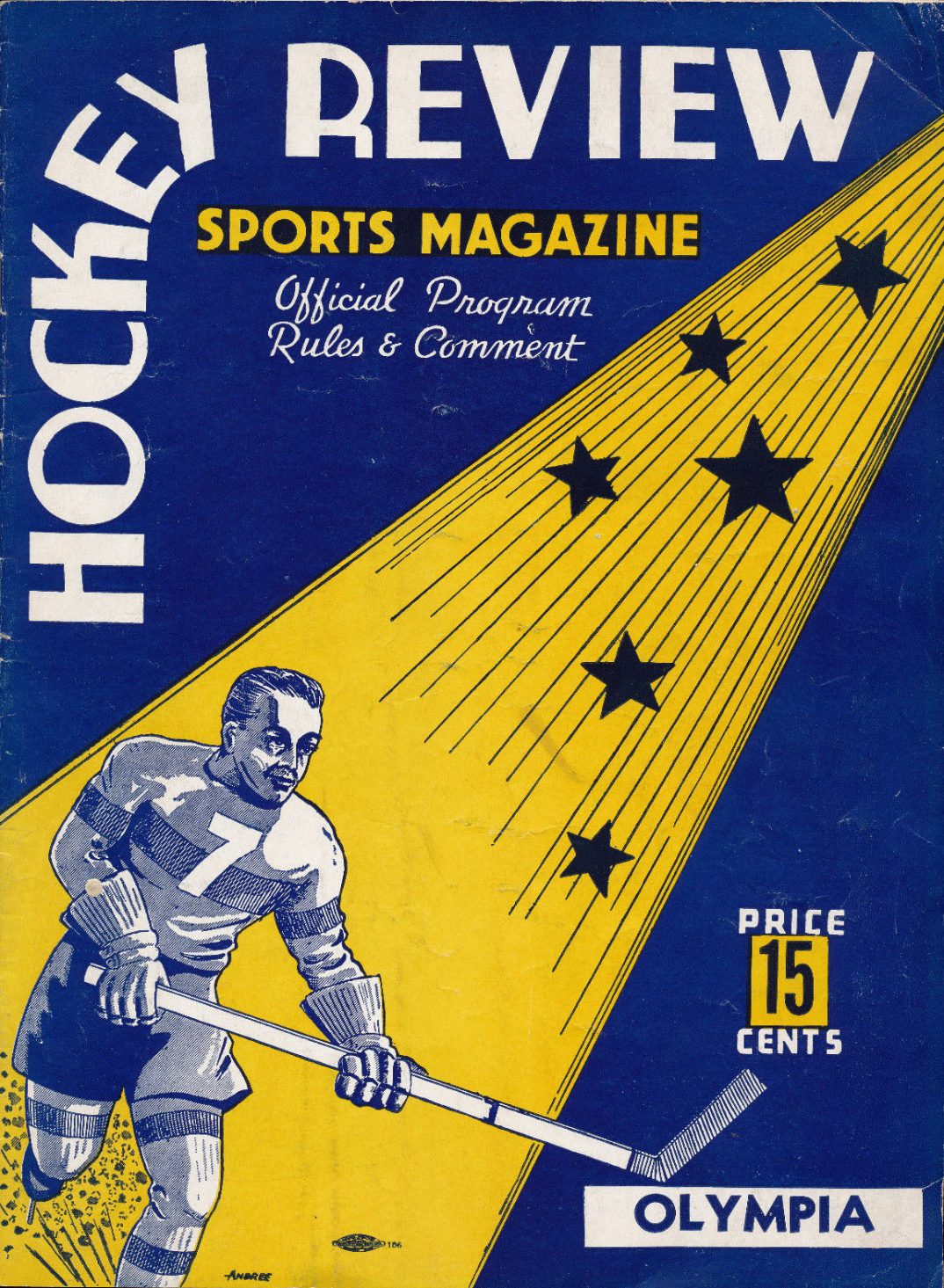 1940s Detroit Red Wings Game Publications – SportsPaper.info