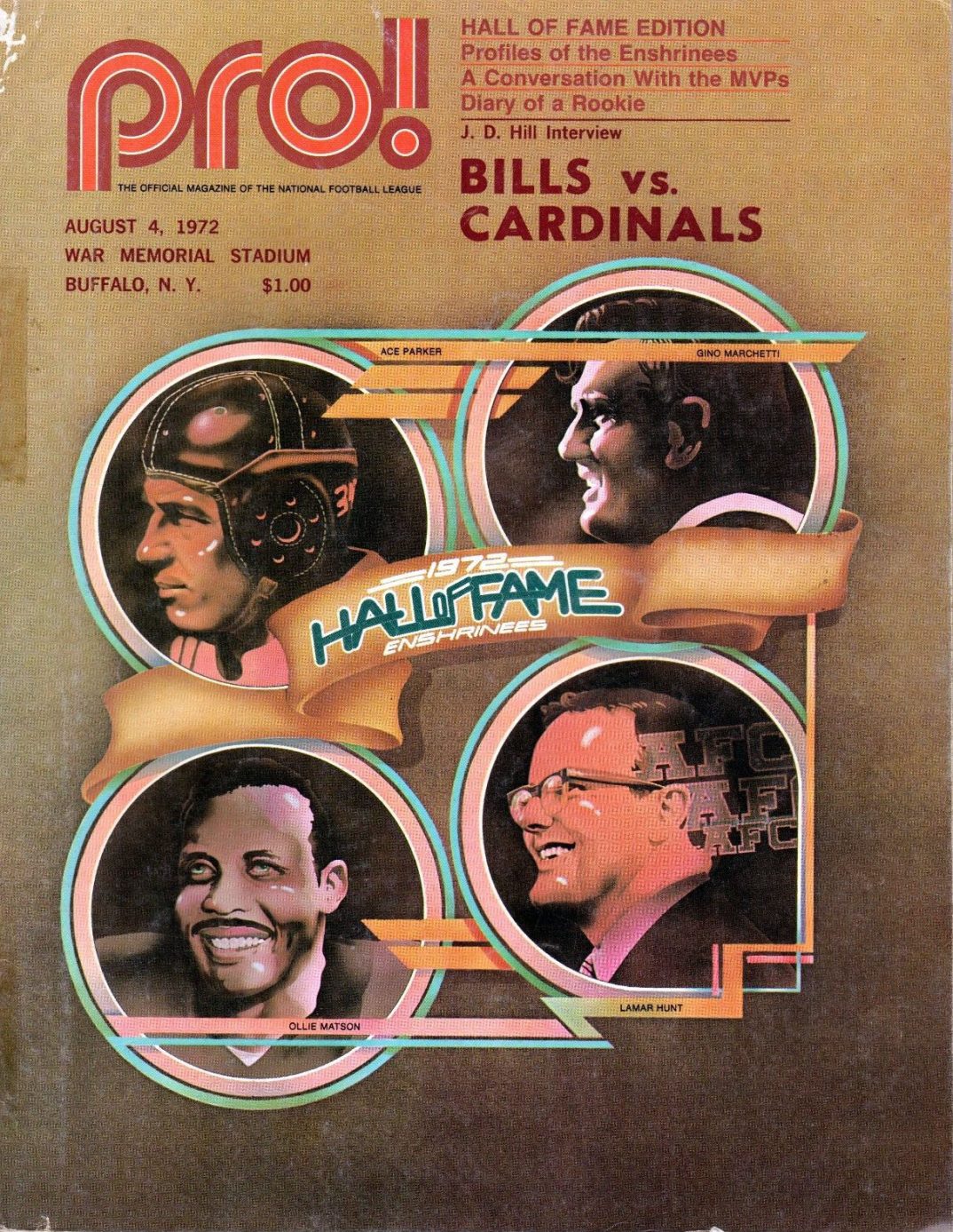 1972 Buffalo Bills Game Publications – SportsPaper.info