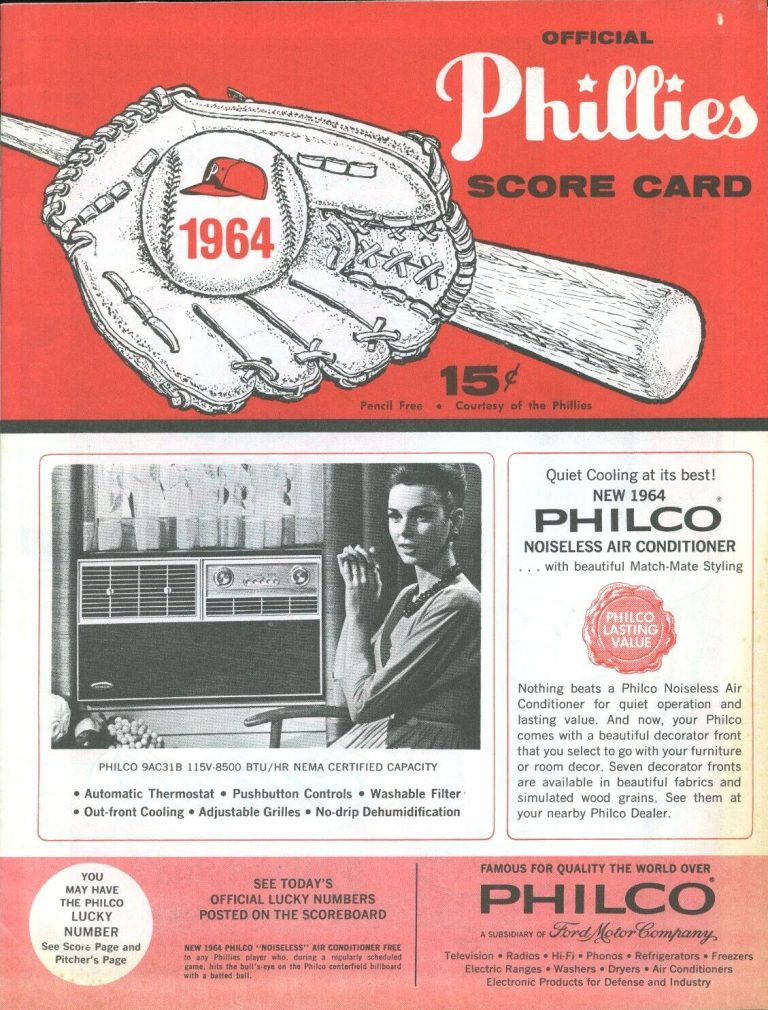 1964 Philadelphia Phillies Game Publications – SportsPaper.info