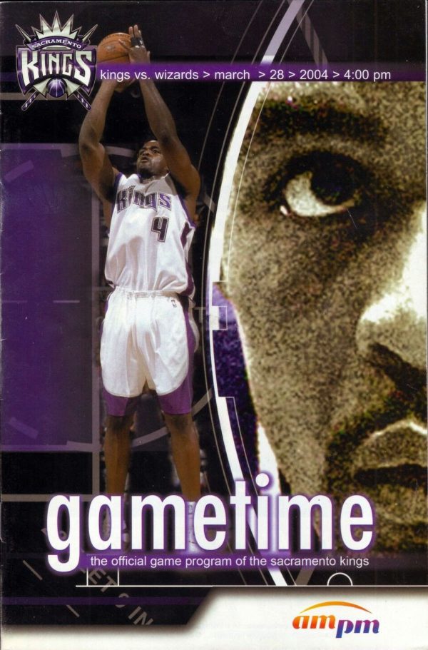 2003-04 Sacramento Kings Game Publications – SportsPaper.info