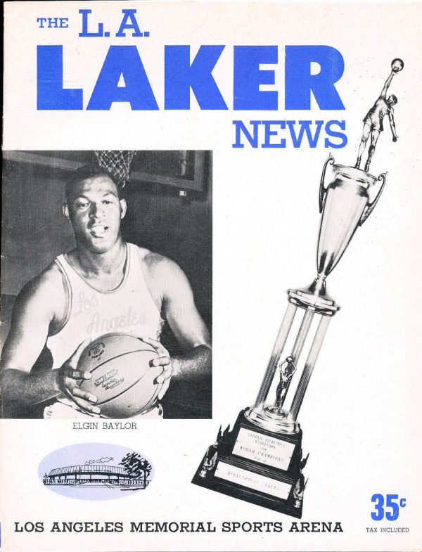 1960-61 Los Angeles Lakers Game Publications – SportsPaper.info
