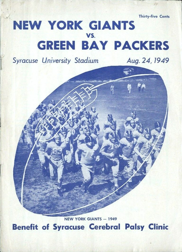 1949 New York Giants Game Publications – SportsPaper.info