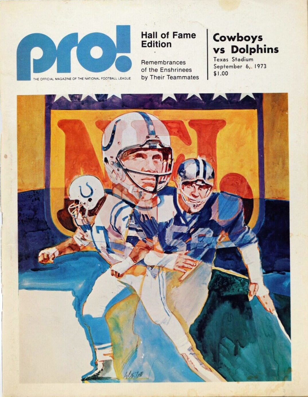 1973 Miami Dolphins Game Publications – SportsPaper.info