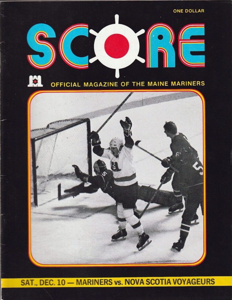 1977-78 Maine Mariners Game Publications – SportsPaper.info