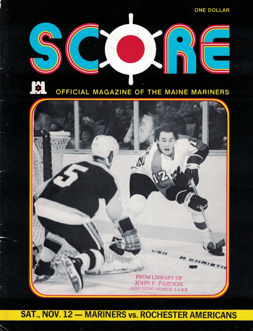 1977-78 Maine Mariners Game Publications – SportsPaper.info
