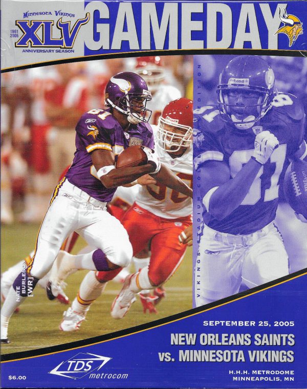 2005 Minnesota Vikings Game Publications – SportsPaper.info