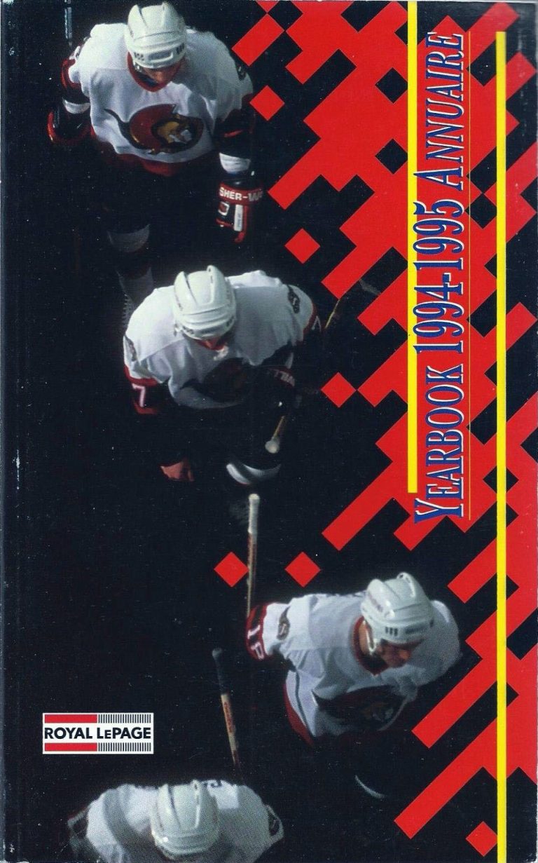 Ottawa Senators Media Guides and Yearbooks – SportsPaper.info