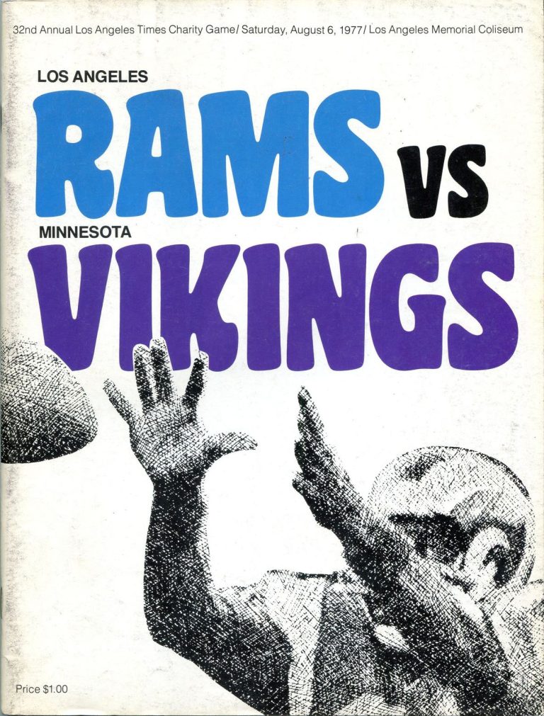 1977 Los Angeles Rams Game Publications – SportsPaper.info